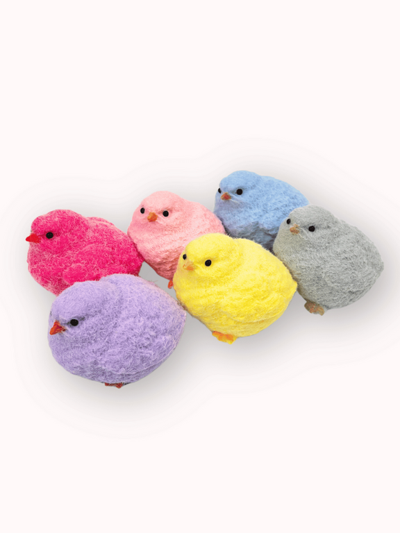 Flocked Colorful Chick Taba Squishy – yoyosquishy